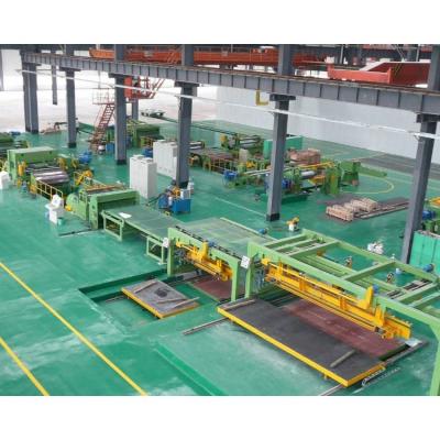 China 2021 PLC control slitting line cutting to length machine for plate uncoiling, leveling, slitting and rewinding for sale