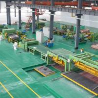 China High Speed Sheet Metal Coil Cut To Length Line 28X8X2m 5000kg for sale