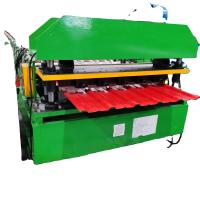 China Ibr Roof Panel Forming Machine Double Layer 9.1*1.65*1.5m for sale