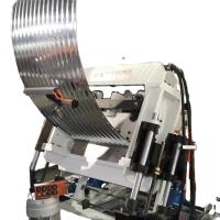 China Arched Metal Roof Making Machine , Grain Silo Steel Frame Roll Forming Machine for sale