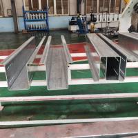 China U Steel Frame Metal Roof Panel Machine , Glazed C Channel Roll Forming Machine for sale