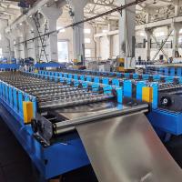 China Ibr Roof Sheeting Metal Roll Forming Machine Easy To Operate for sale