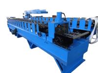 China Galvanized Steel Post Forming Machine , Peach Shape Fence Post Roll Forming Machine for sale