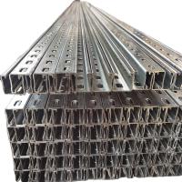 China Steel Solar Strut Channel Roll Forming Machine 10X2X1.5m for sale