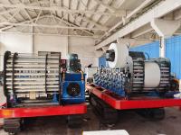 China 22kw Seamless Portable Gutter Making Machines For GreenHouse for sale