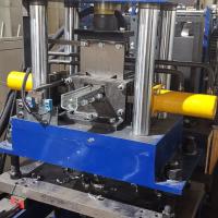 China Zinc Roofing Corrugated Ridge Post Forming Machine For Steel File Making for sale