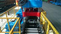 China Zinc Roofing Corrugated Ridge Post Forming Machine For Steel File Making for sale