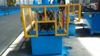 China Zinc Roofing Corrugated Ridge Post Forming Machine For Steel File Making for sale