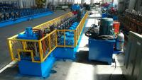 China Zinc Roofing Corrugated Ridge Post Forming Machine For Steel File Making for sale