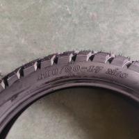 China Black Tubeless Motorcycle Tire 110/90-17 6PR 8PR Natural Rubber Inmetro Certified for sale