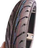 China Tubeless Motorcycle Tire 80/90-14 Natural Rubber Black 6PR 8PR OEM for sale