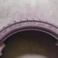 China Tubeless Motorcycle Tire 80/90-14 Natural Rubber Black 6PR 8PR OEM for sale