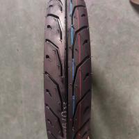 China Tubeless Motorcycle Tire 80/90-14 Natural Rubber Black 6PR 8PR OEM for sale