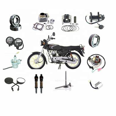 China High Performance Motorcycle Spare Parts Bearings Brake Shoes Chain Sprocket Set for sale