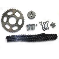 China High Performance Motorcycle Spare Parts Bearings Brake Shoes Chain Sprocket Set for sale