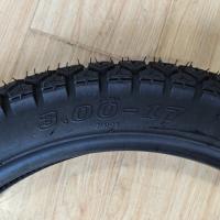 China Street Motorcycle Tire 3.00-17 Natural Rubber 6PR Black Casing for B2B Export for sale