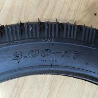 China 6PR 8PR Ply Rating 3.00-17 Wear Resistant Motorcycle Tire Natural Rubber for sale