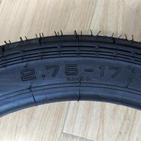 China Natural Rubber Motorcycle Tire Tubeless 2.75-17 6PR 8PR DOT ISO CCC SONCAP for sale