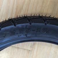 China 2.75-17 Motorcycle Tire Natural Rubber 6PR 8PR Casing Included Smooth Ride for sale