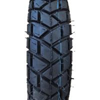 China 120/80-18 Black Motorcycle Tubeless Tire 6PR 8PR All Terrain Natural Rubber for sale