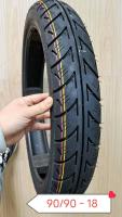 China Motorcycle Tubeless Dual Sport Tire 90/90-18 with 35% to 45% Rubber Content for sale