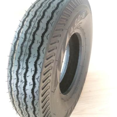 China 4.00-8 Motorcycle Tire 35-55% Natural Rubber 6PR 8PR TT Black Durable for sale