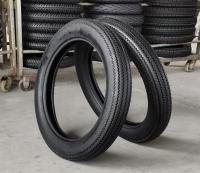 China Sawtooth Pattern Motorcycle Tires Natural Rubber 45% Rubber Content Tubeless Tire for sale