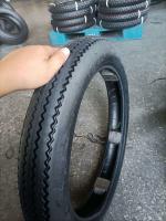 China Sawtooth Pattern Motorcycle Tires Natural Rubber 45% Rubber Content Tubeless Tire for sale