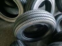 China Sawtooth Pattern Motorcycle Tires Natural Rubber 45% Rubber Content Tubeless Tire for sale