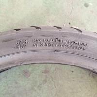 China Tubeless Motorcycle Tire 70/90-14 6PR Natural Rubber Black 1 Year Warranty for sale