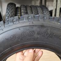 China Motorcycle Tire 5.00-12 Tube Type Tubeless 35%-55% Rubber Content 6PR 8PR for sale