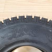 China OEM 4.00-8 Motorcycle Tire for Scooter Natural Rubber 6PR 8PR Black for sale