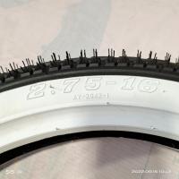 China Motorcycle Tire 2.75-16 35%-55% Rubber Content White Wall for European Market for sale