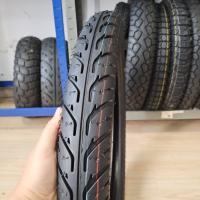 China Black Motorcycle Tube Type Tyre 2.75-18 Natural Rubber 6PR for Durable Riding for sale