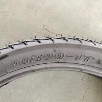 China 70/100-17 Motorcycle Tubeless Tyre 6PR 8PR Natural Rubber OEM for sale