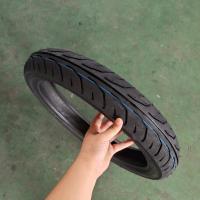 China Black Natural Rubber Motorcycle Tyre 90/90-17 6PR for Durable Performance for sale
