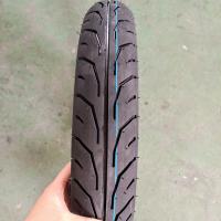 China Black Natural Rubber Motorcycle Tyre 90/90-17 6PR for Durable Performance for sale