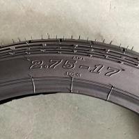 China Tubeless Motorcycle Tire 2.75-17 Natural Rubber 6PR 8PR for Durable Riding for sale