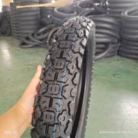 China Black Motorcycle Tubeless Tire 3.50-18 6PR Natural Rubber for B2B Export for sale