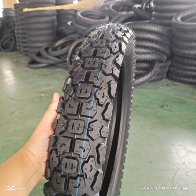 China Black Motorcycle Tubeless Tire 3.50-18 6PR Natural Rubber for B2B Export for sale