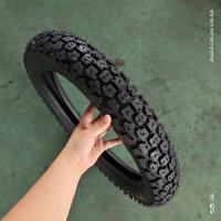 China Black Motorcycle Tubeless Tire 3.50-18 6PR Natural Rubber for B2B Export for sale
