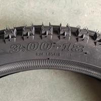 China 3.00-18 Motorcycle Tire 35-55% Natural Rubber 6PR 8PR Black OEM for sale