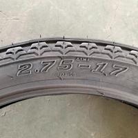 China Sawtooth Vintage Motorcycle Tyre 2.75-17 Natural Rubber Steel Nylon 6PR for sale