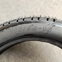 China Motorcycle Tire 110/90-16 Natural Rubber 35%-55% 6PR 8PR for Durable Riding for sale