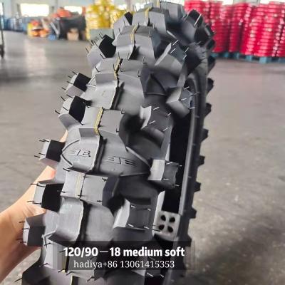 China Off-Road Racing Soft Tyre 120/90-18 150km/h Speed Rate for Dirt Bikes for sale