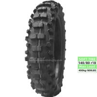 China 140/80-18 Off Road Motorcycle Tire 400kg Load Capacity Soft Rubber Durable for sale