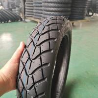 China 90/90-12 Heavy Tubeless Motorcycle Tire 6PR Natural Rubber OEM Qingdao China for sale