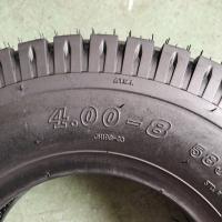 China Bajaj Three Wheeler Motorcycle Tire 4.00-8 6PR 8PR Natural Rubber TT TL for sale