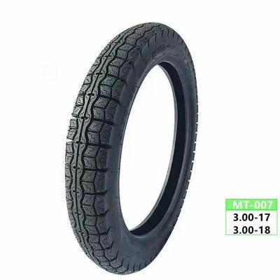 China 3.00-18 Solid Motorcycle Tire Casing 3.4kg Heavy Duty 6PR for Mexico Market for sale