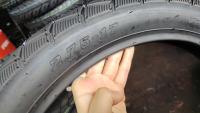 China 2.75-17 Motorcycle Tyre and Tube Set 6PR 8PR 266kg Max Load Natural Rubber for sale